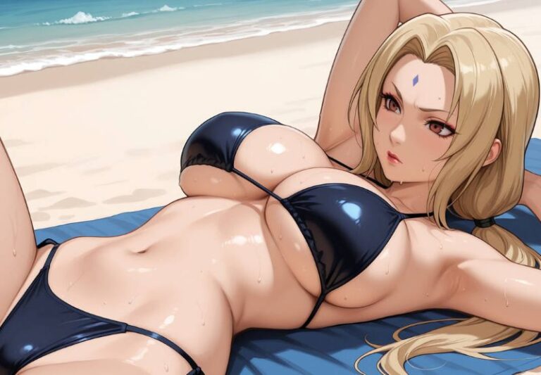 Bộ ảnh Tsunade R34 sexy gợi cảm, táo bạo không che